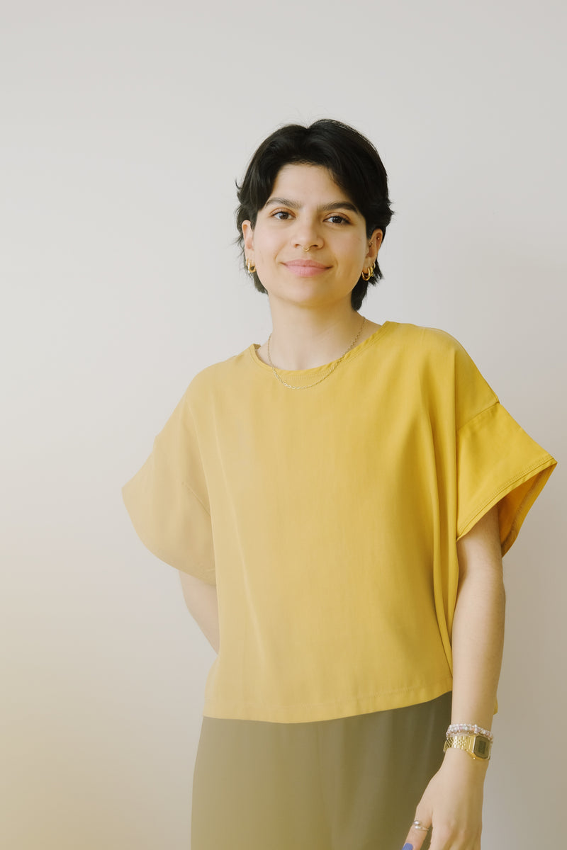 top - laura - sunny yellow – collab zürich