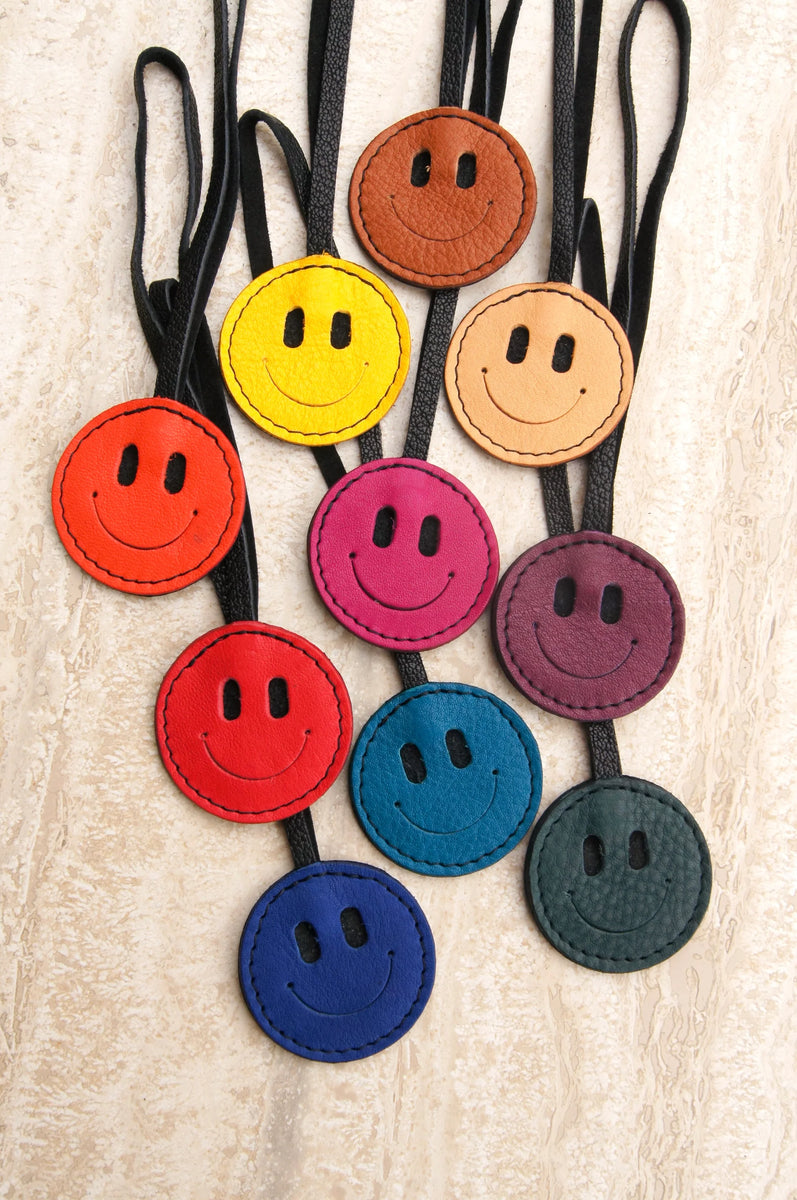 leather smiley – collab zürich